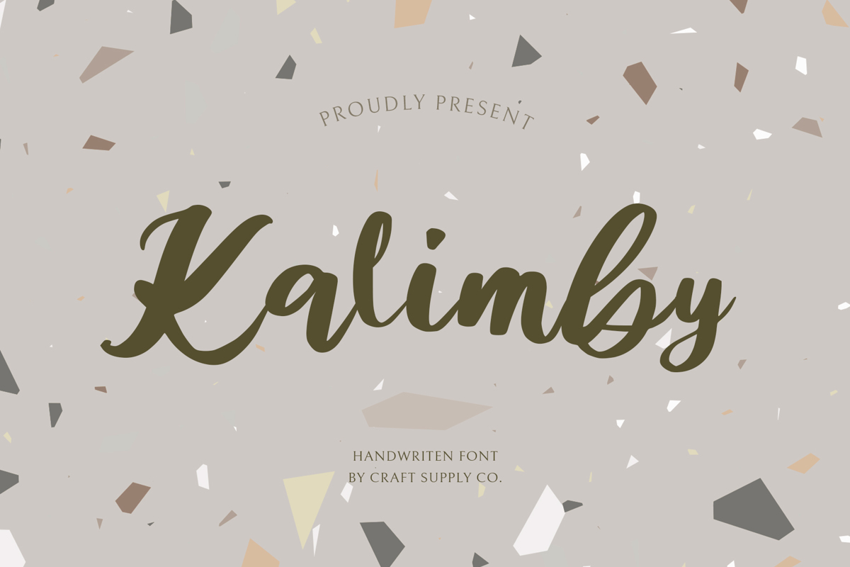Kalimby Font | craftsupplyco | FontSpace