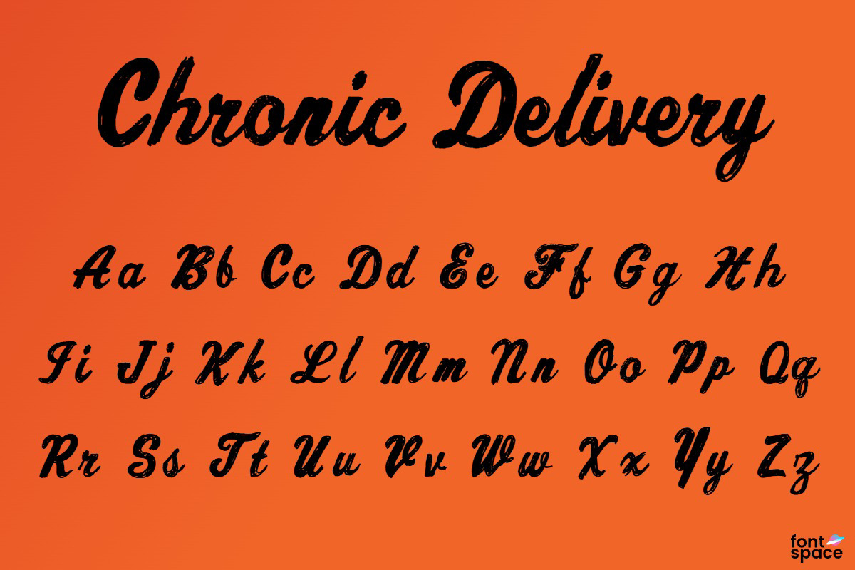 Chronic Delivery Font - Free Download