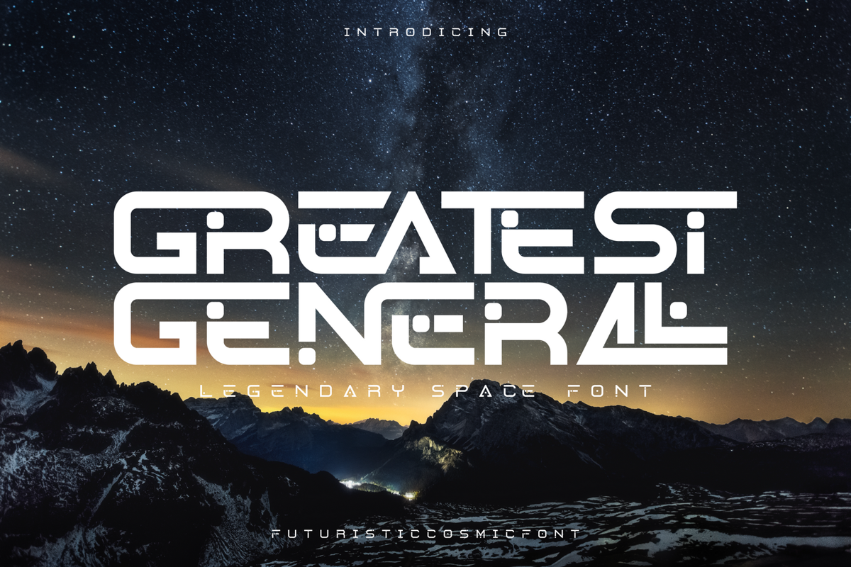 GREATEST GENERAL Font | 177Studio | FontSpace