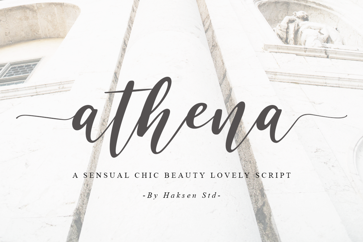 Athena Font | Haksen | FontSpace