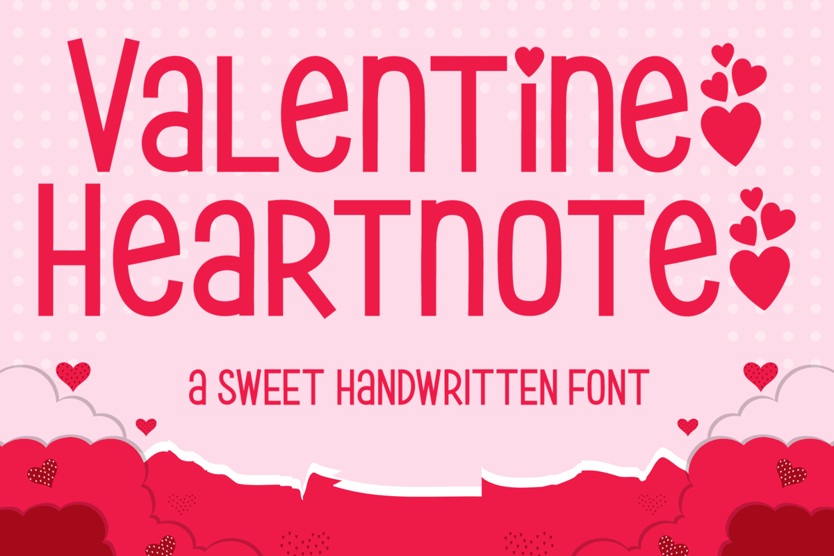 Valentine Heartnote Font - Free Download