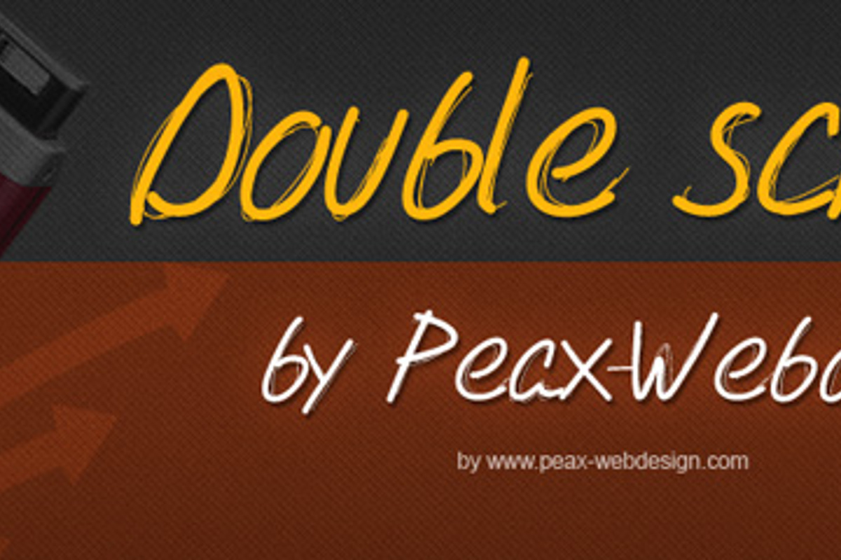 PWDoubleScript Font | Peax Webdesign | FontSpace