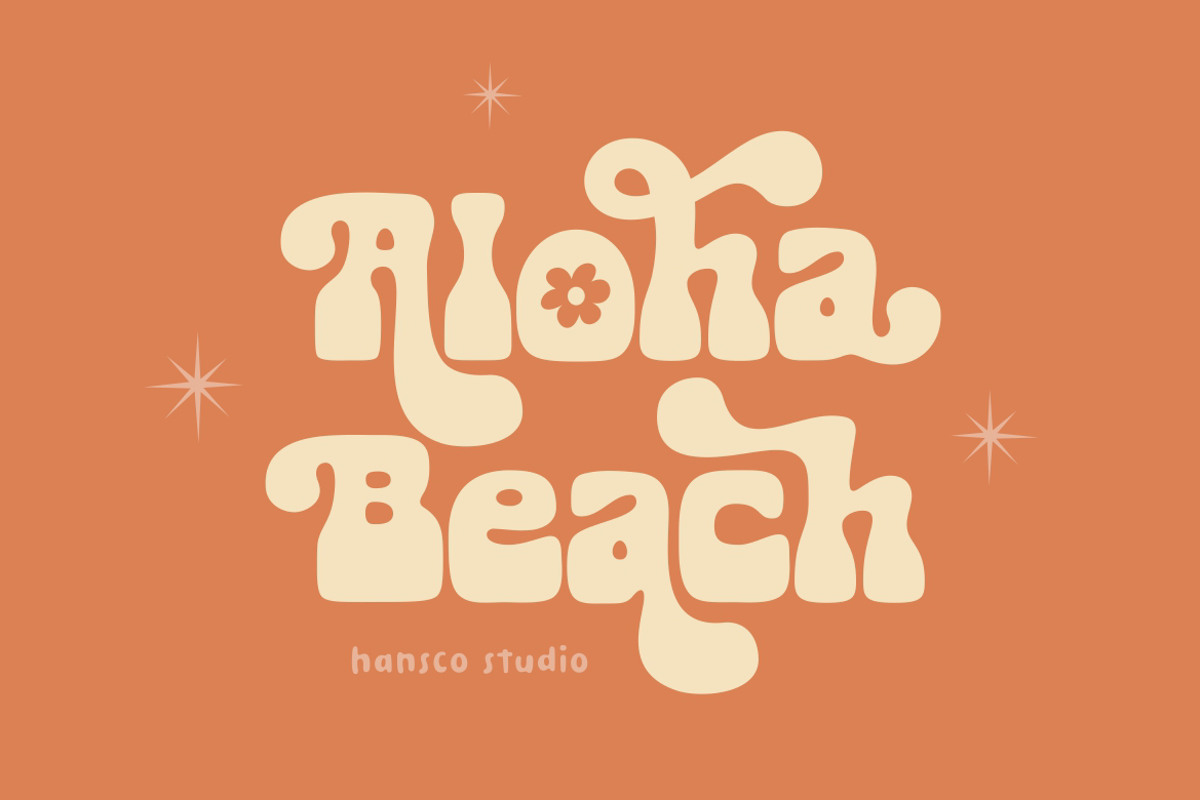 Aloha Beach Font | hansco | FontSpace