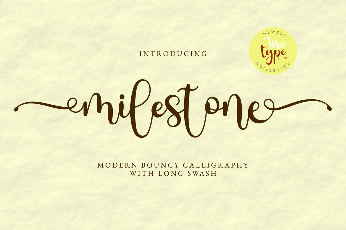Milestone Font | airotype | FontSpace