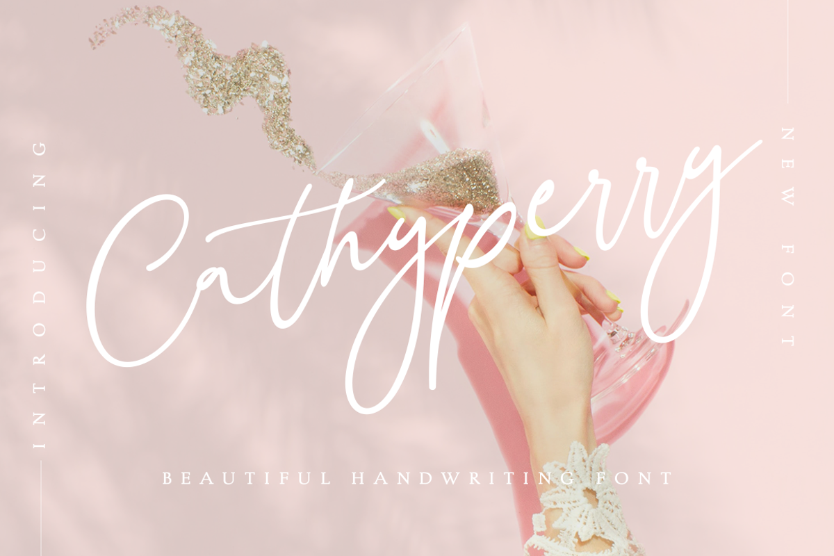 Cathyperry - Handwriting Font | mayofont | FontSpace