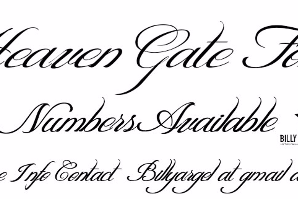 HEAVEN GATE Font - Free Download