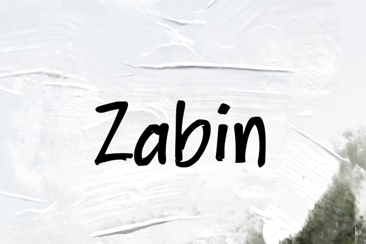 Z Zabin Font | wepfont | FontSpace