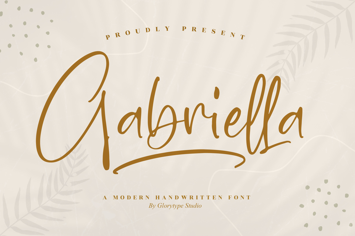 Gabriella Font | Letterena Studios | FontSpace