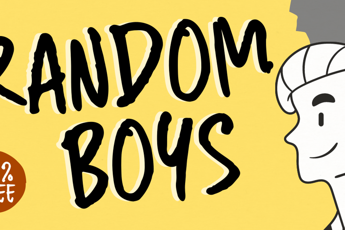 Random Boys Font - Free Download