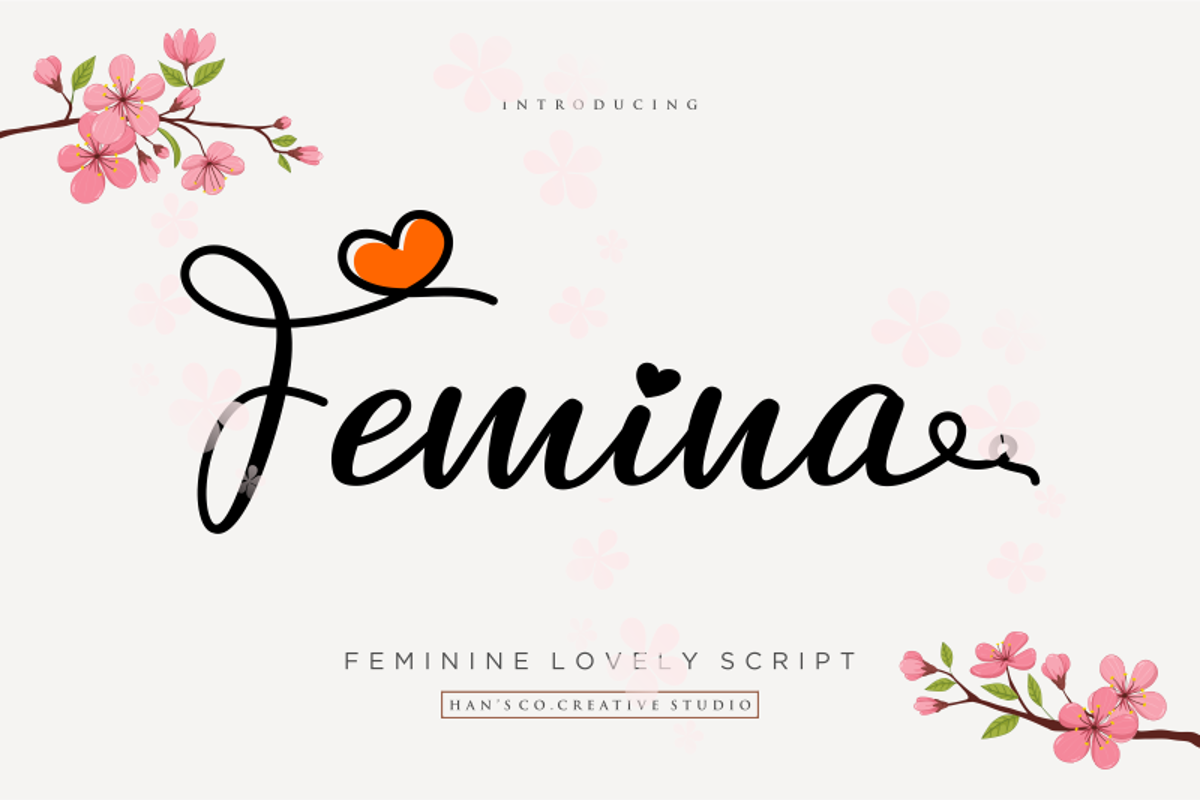 Femina Font | hansco | FontSpace