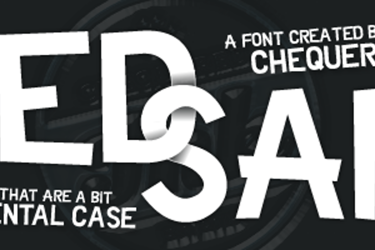 Zed Said Font | Chequered Ink | FontSpace