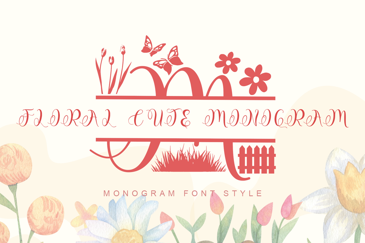 Cute Monogram Style Font - Free Download