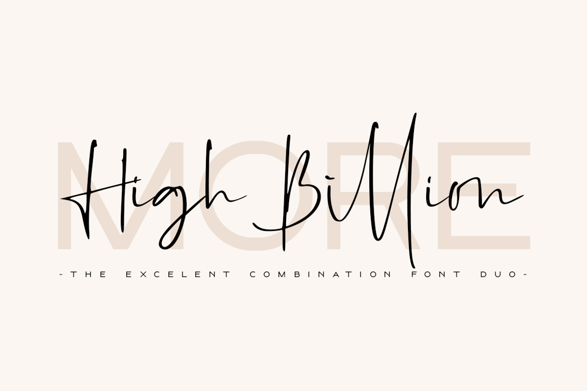 High Billion Font | Haksen | FontSpace