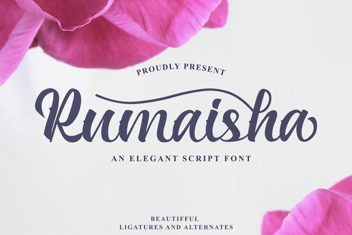 Rumaisha Font | zeenesia studio | FontSpace