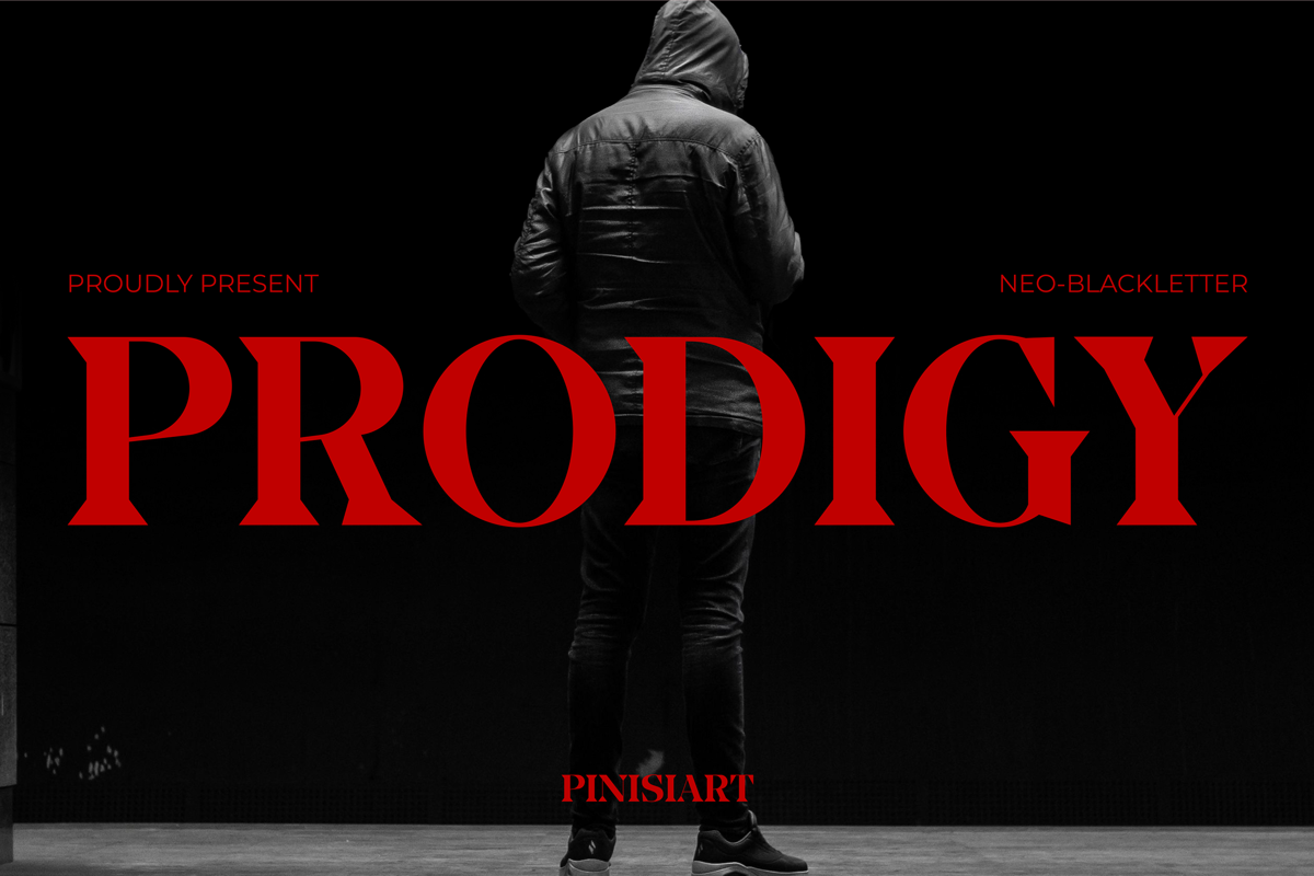 Prodigy Font | Pinisiart | FontSpace