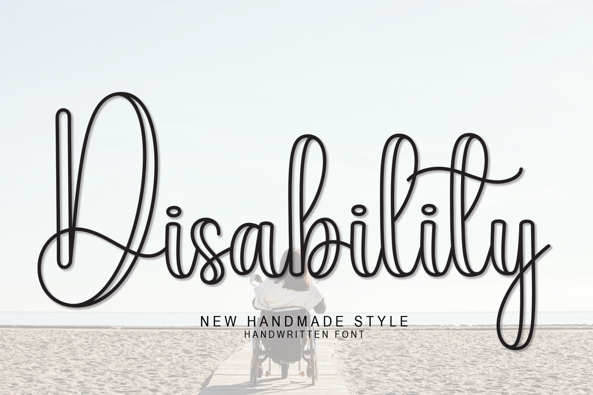 Disability Font - Free Download