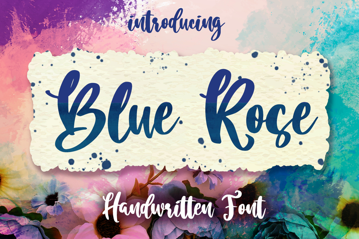 Blue Rose Font | Din Studio | FontSpace