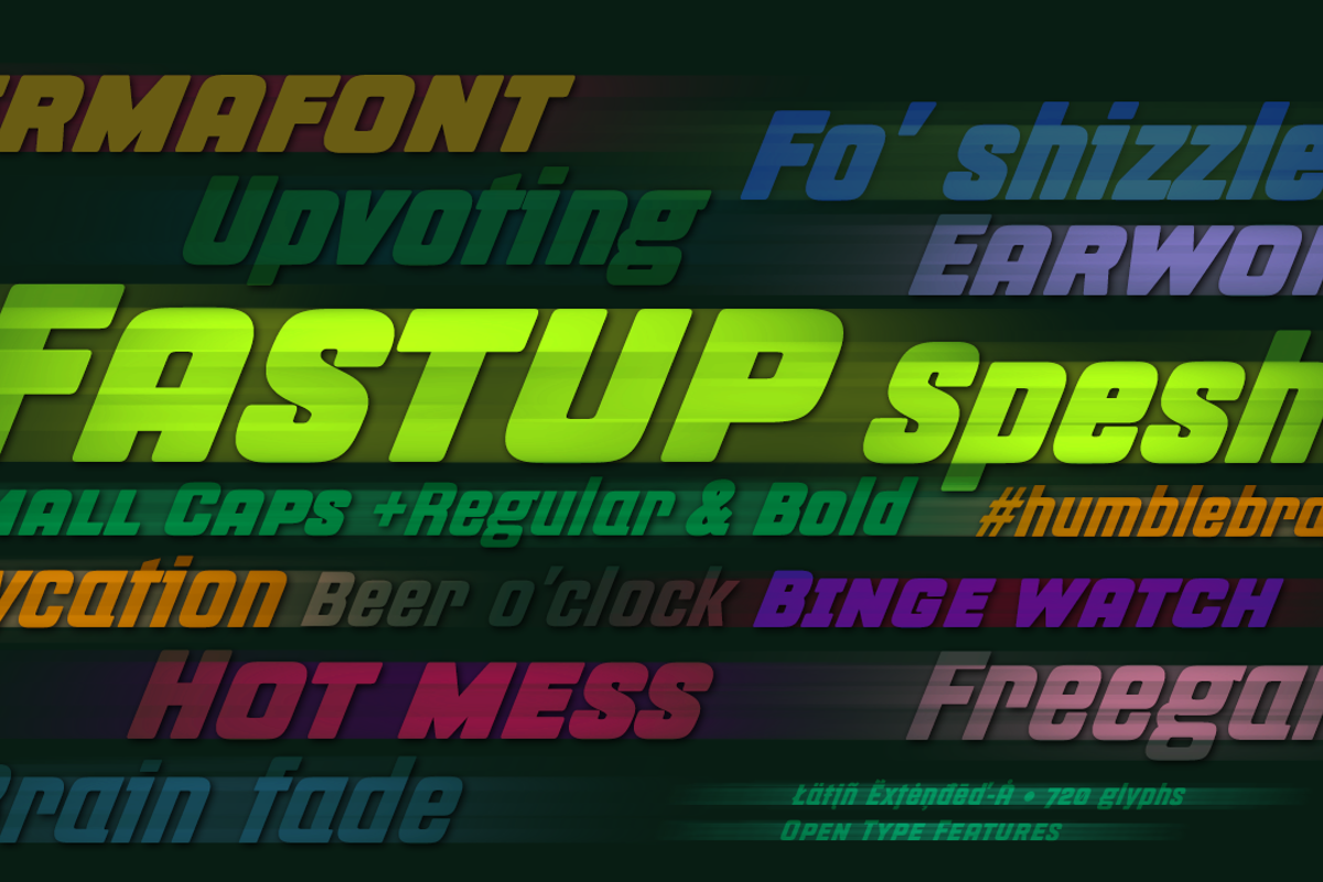 Fastup Font | deFharo | FontSpace