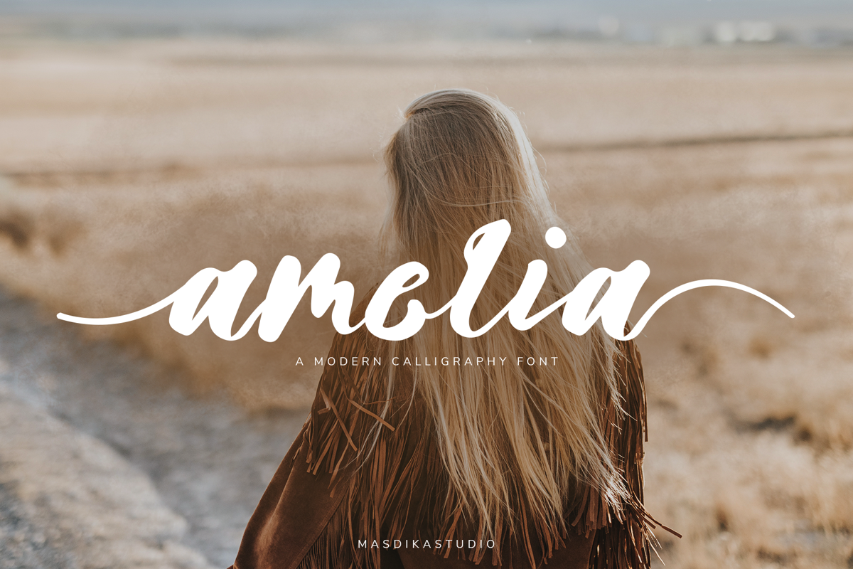 Amelia Font | MasdikaStudio | FontSpace
