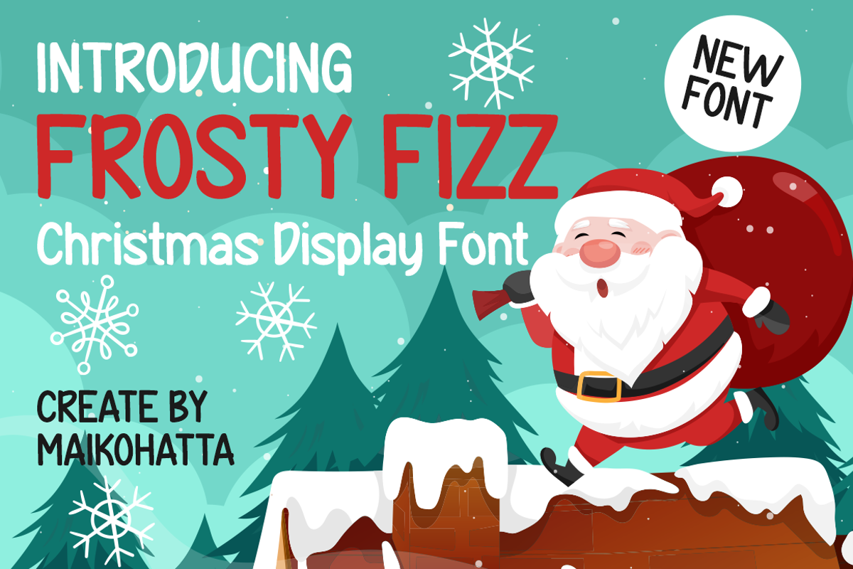 FROSTY FIZZ Font | Maiko Hatta | FontSpace