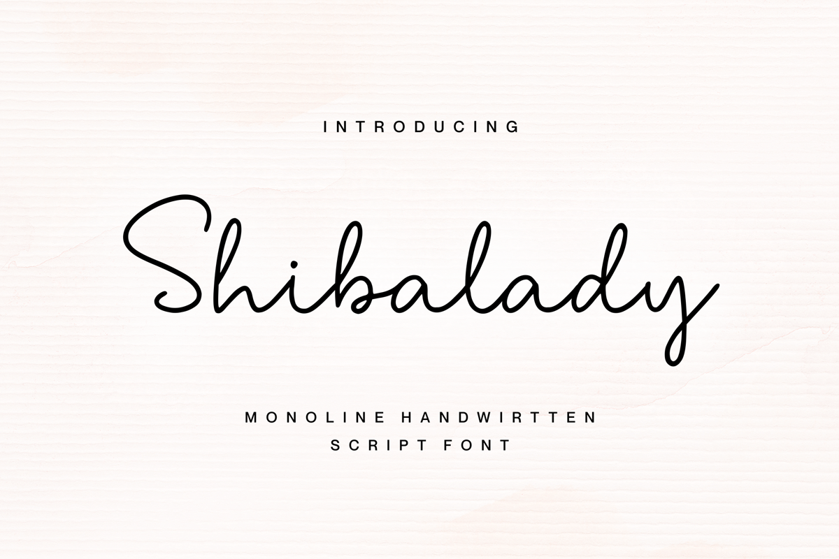 Shibalady Font - Free Download