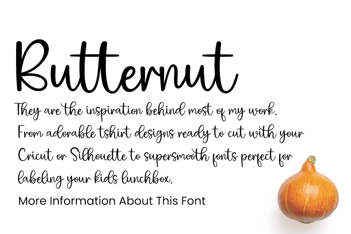 Butternut Font Am Designs Fontspace