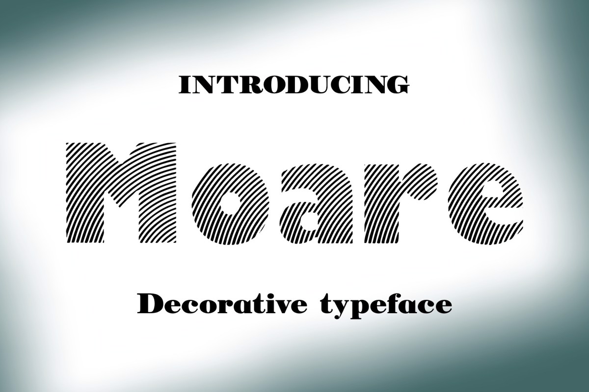 Moare Font - Free Download