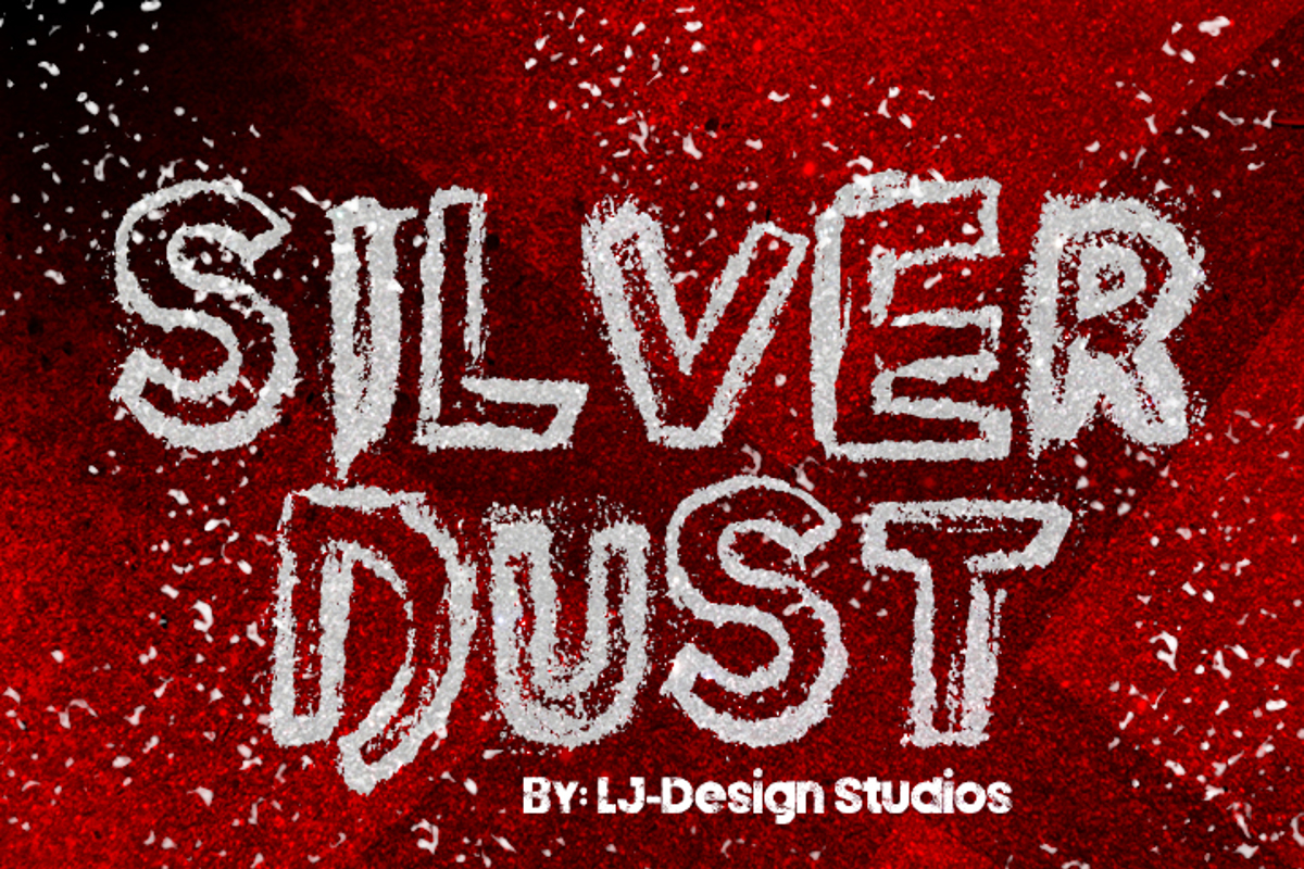 Silver Dust Font | LJ Design Studios | FontSpace