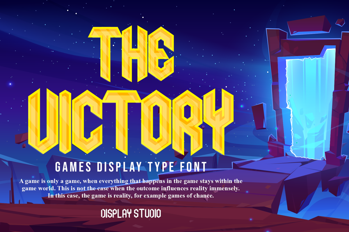 The Victory Font | DisplayStudio_ | FontSpace