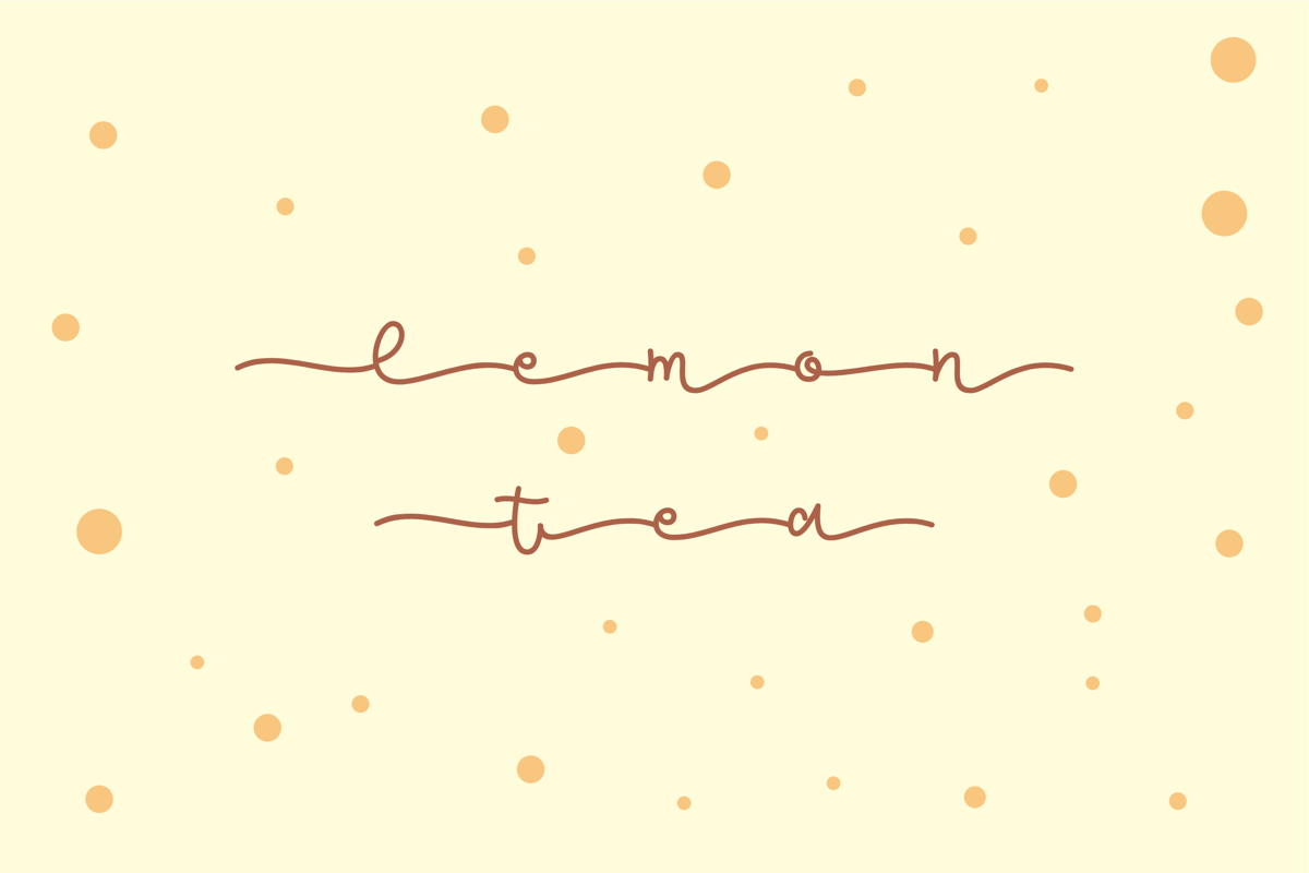 Lemon Tea Font - Free Download