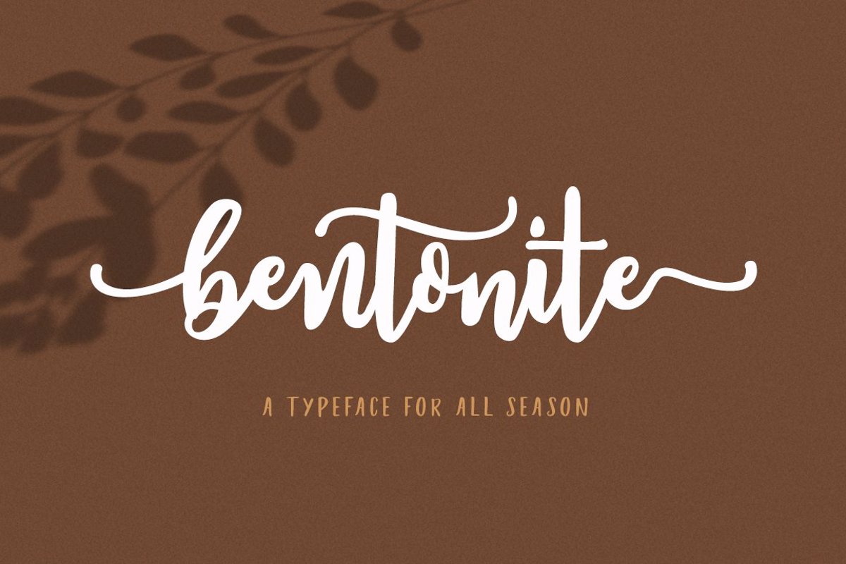 Bentonite Script Font - Free Download