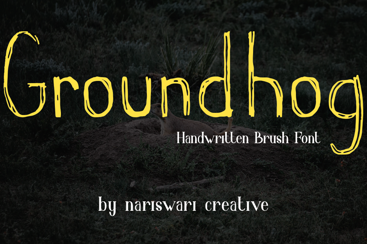 Groundhog Font | Nariswari Creative | FontSpace