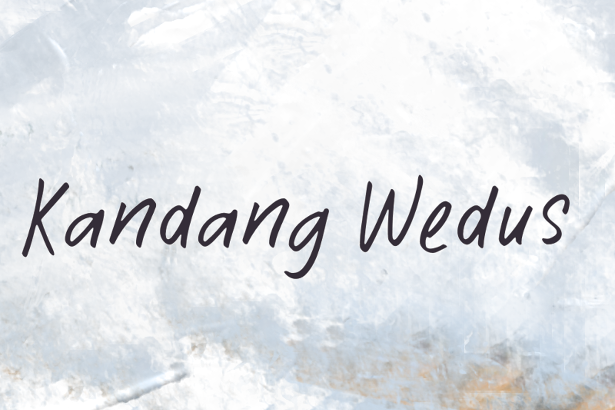 K Kandang Wedus Font - Free Download