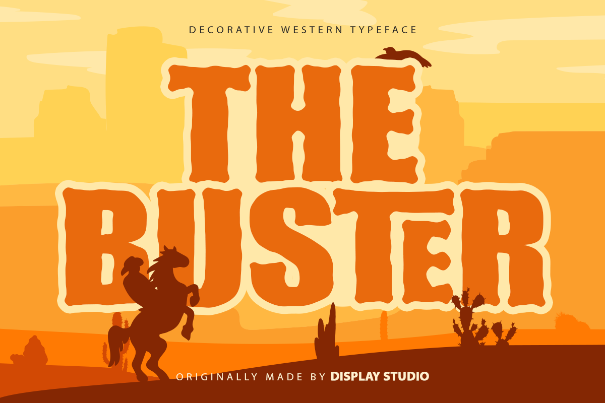 The Buster Font | DisplayStudio_ | FontSpace