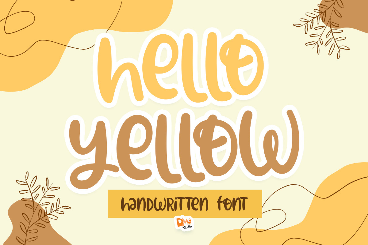 Hello Yellow Font - Free Download