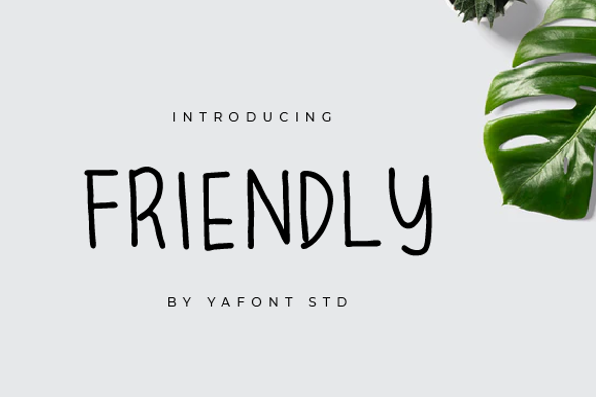 FRIENDLY Font Letterayu Masyafi Studio FontSpace FRIENDLY Font Letterayu Masyafi Studio FontSpace