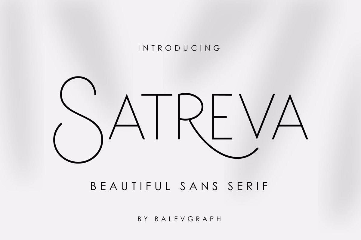 Satreva Font - Free Download
