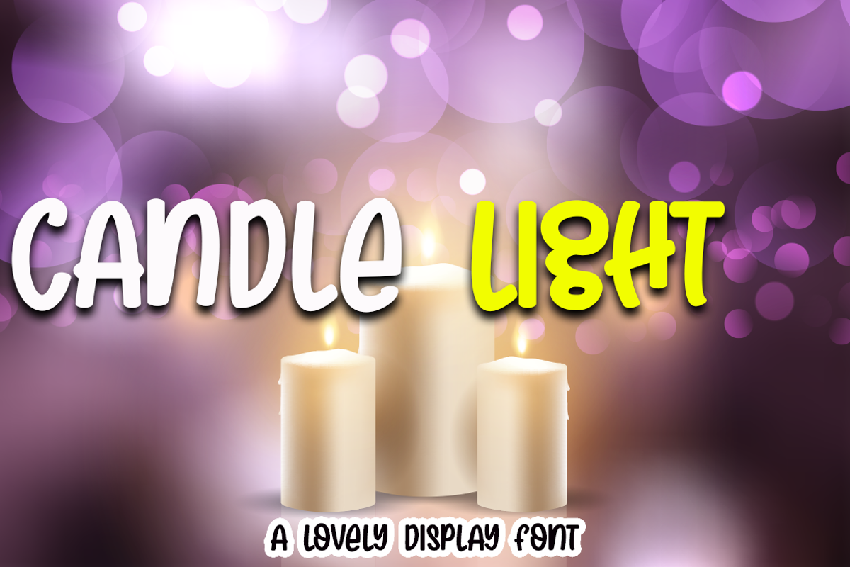 Candle Light Font | Supersemar Letter | FontSpace