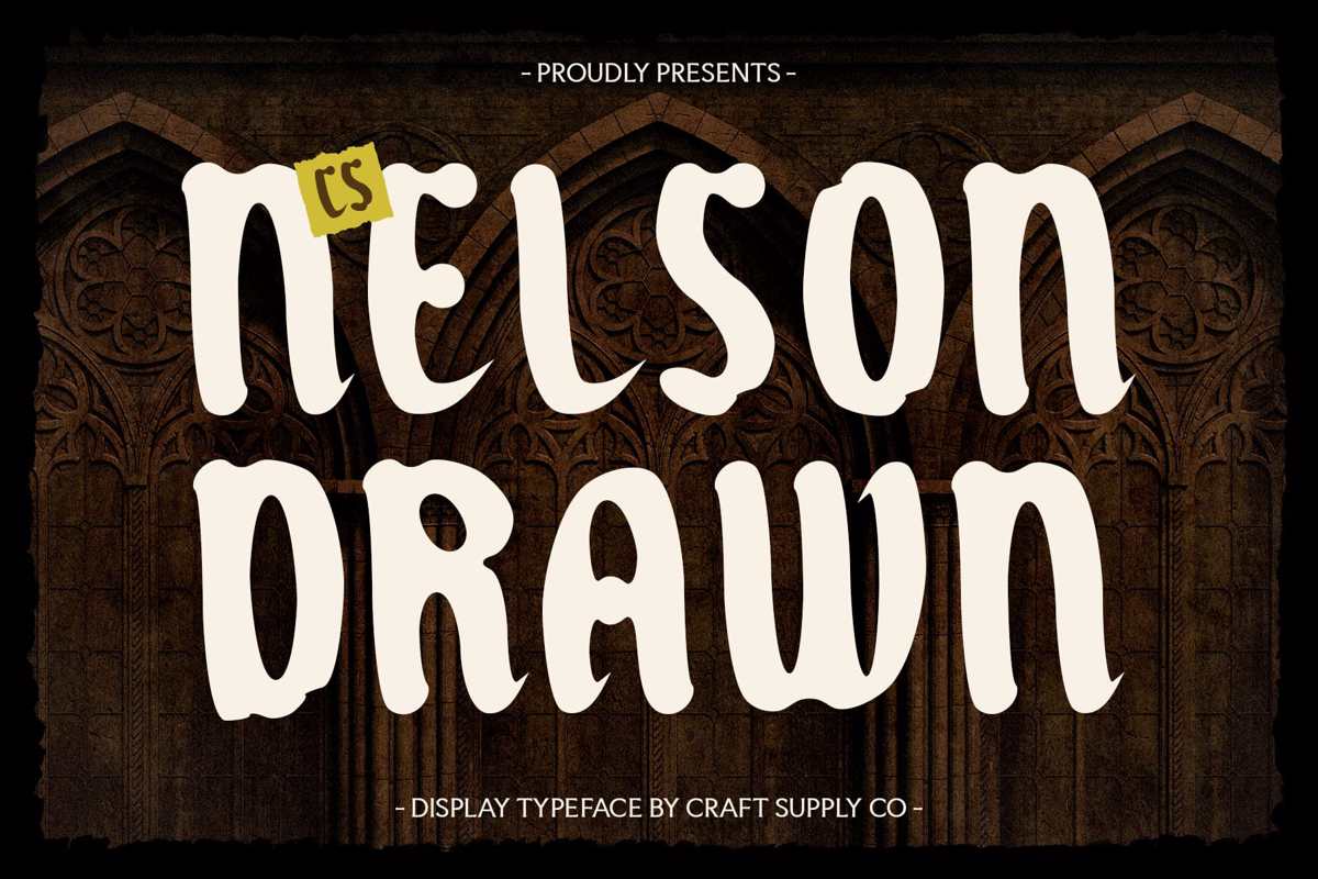 CS Nelson Drawn Font | craftsupplyco | FontSpace