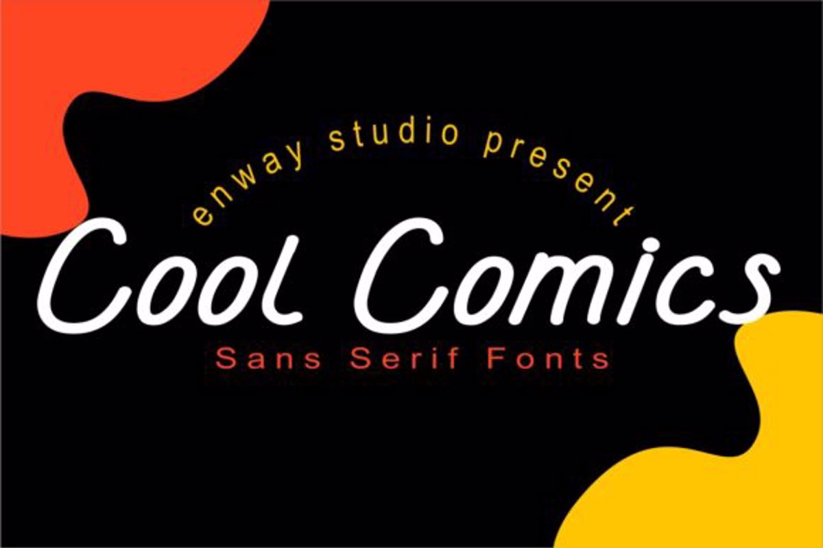 Cool Comics Sans Serif Font | enway studio | FontSpace