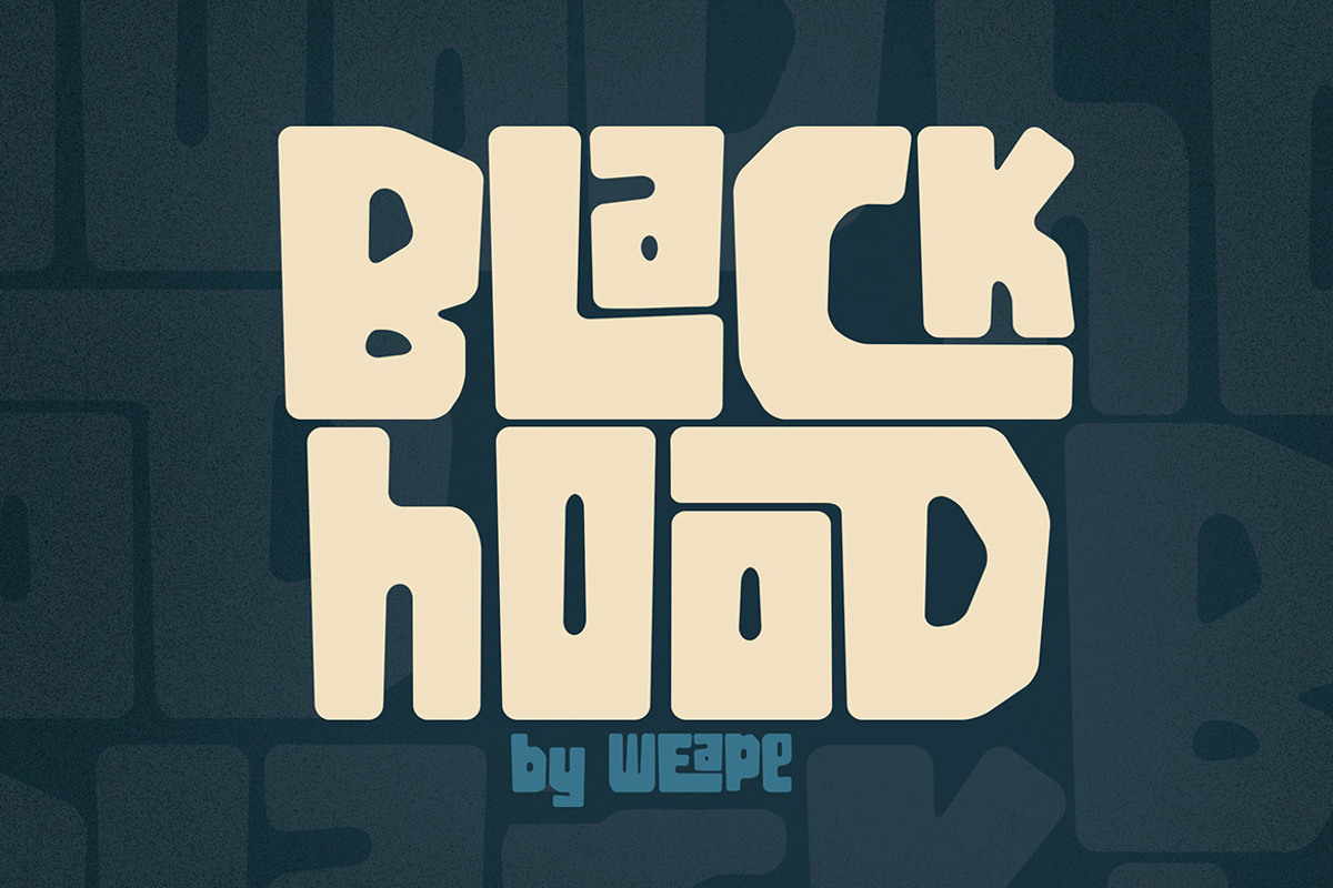 Blackhood Font | Weape Studio | FontSpace