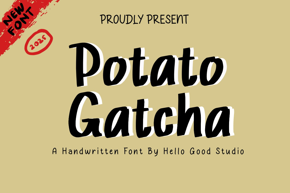 Potato Gatcha Font - Free Download