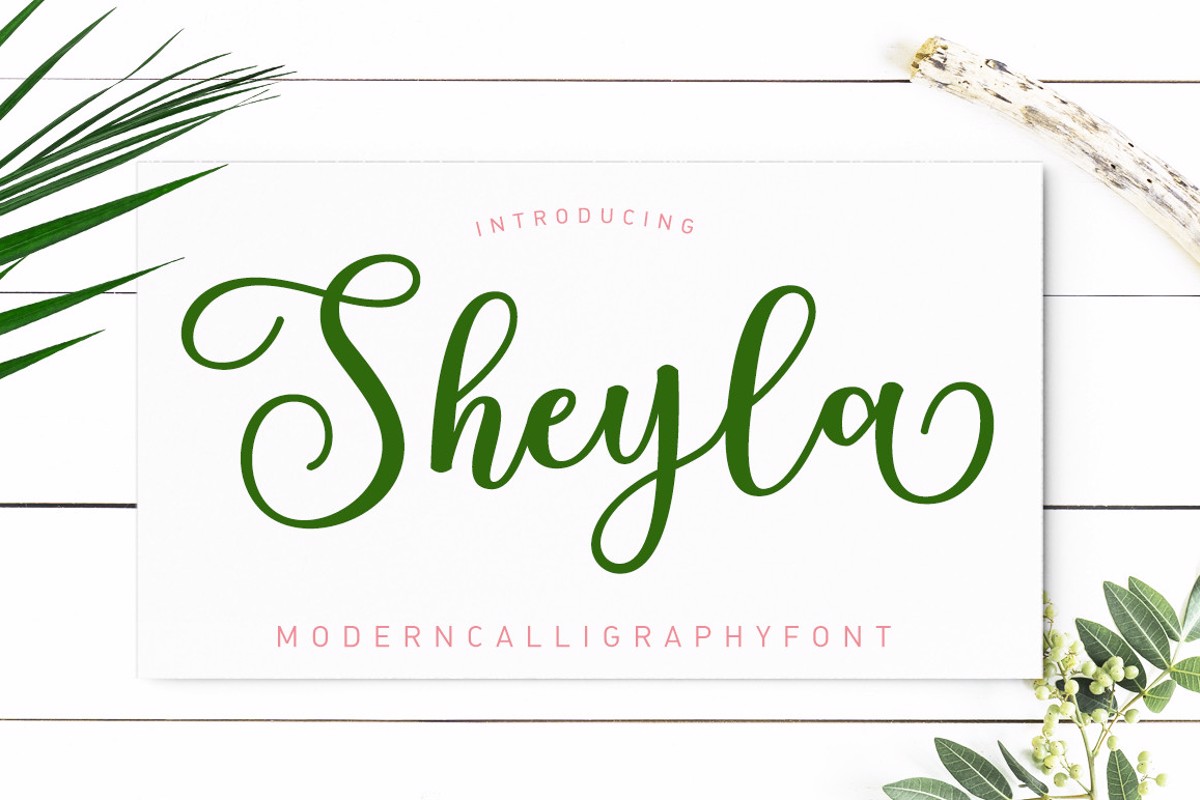 Sheyla Script Font | Solidtype | FontSpace