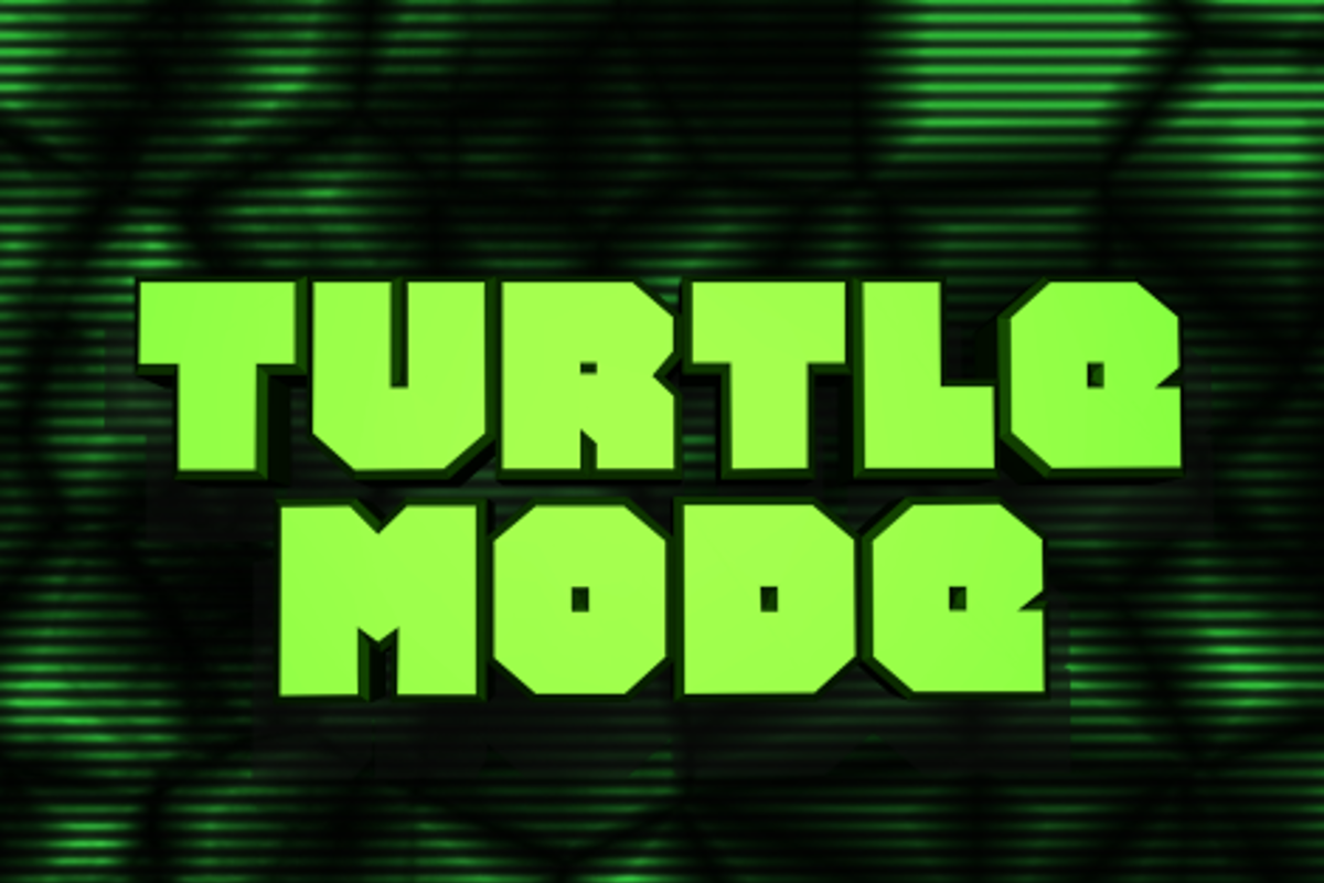 Turtle Mode Font | Iconian Fonts | FontSpace