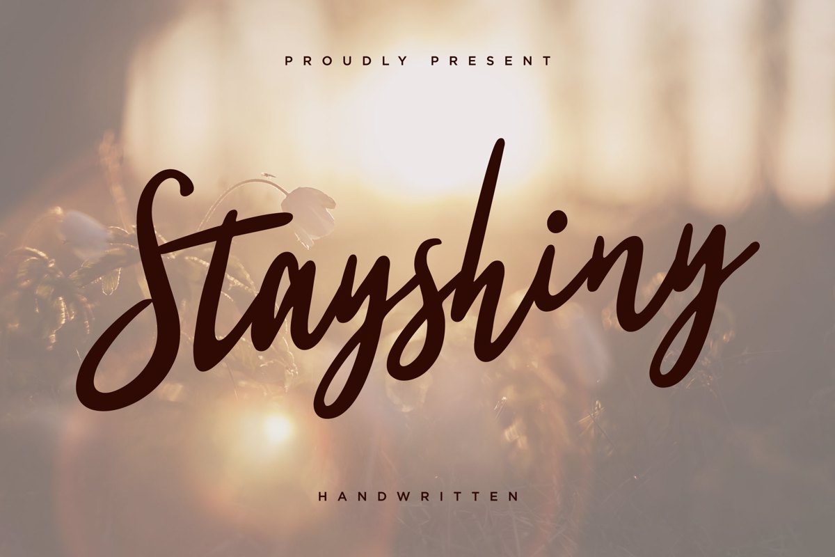 Stay Shiny Font - Free Download