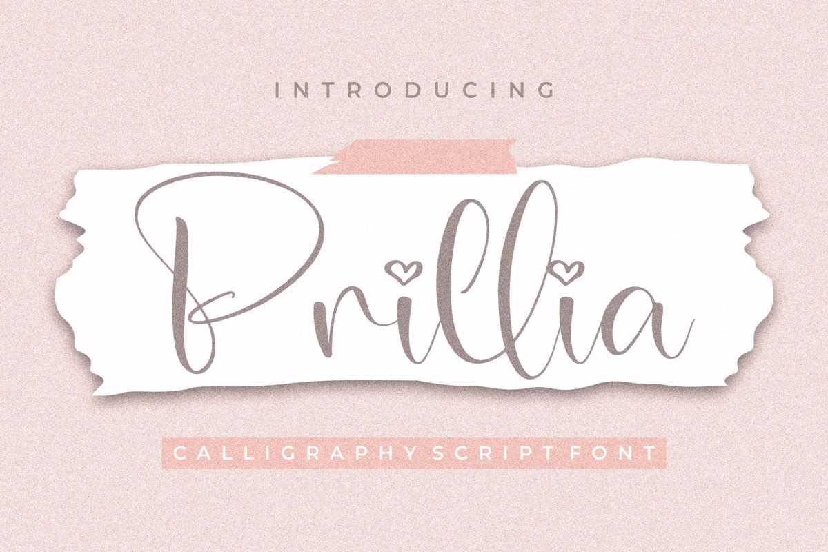 Prillia Font | Integritype Studio | FontSpace