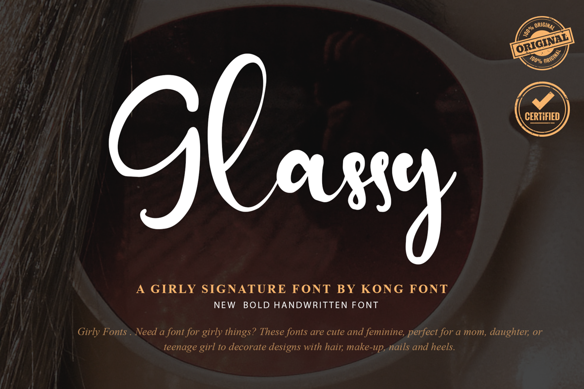 Glassy Font | Fontkong | FontSpace