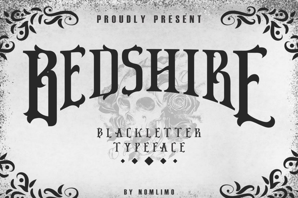 Bedshire Font | Nomlimofont | FontSpace