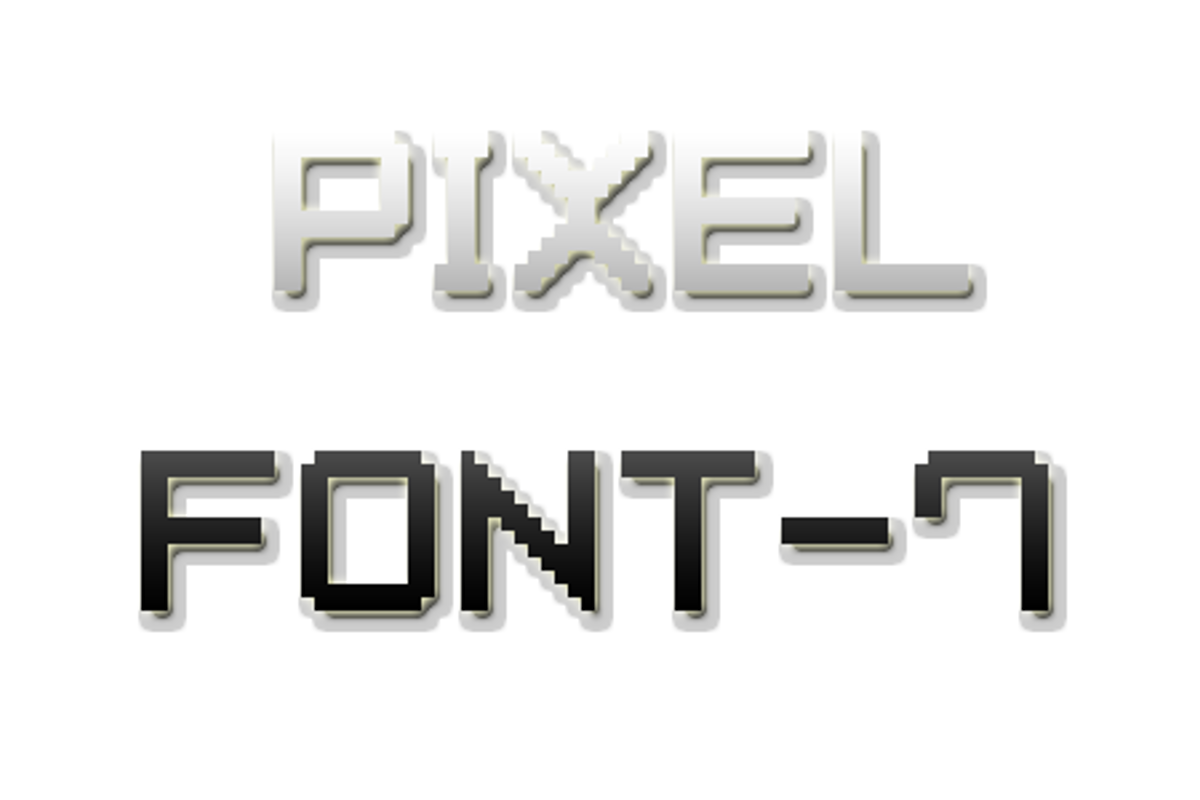 Pixel Font7 Font - Free Download