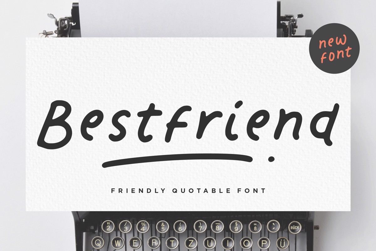 Bestfriend Font | letterativestudio | FontSpace